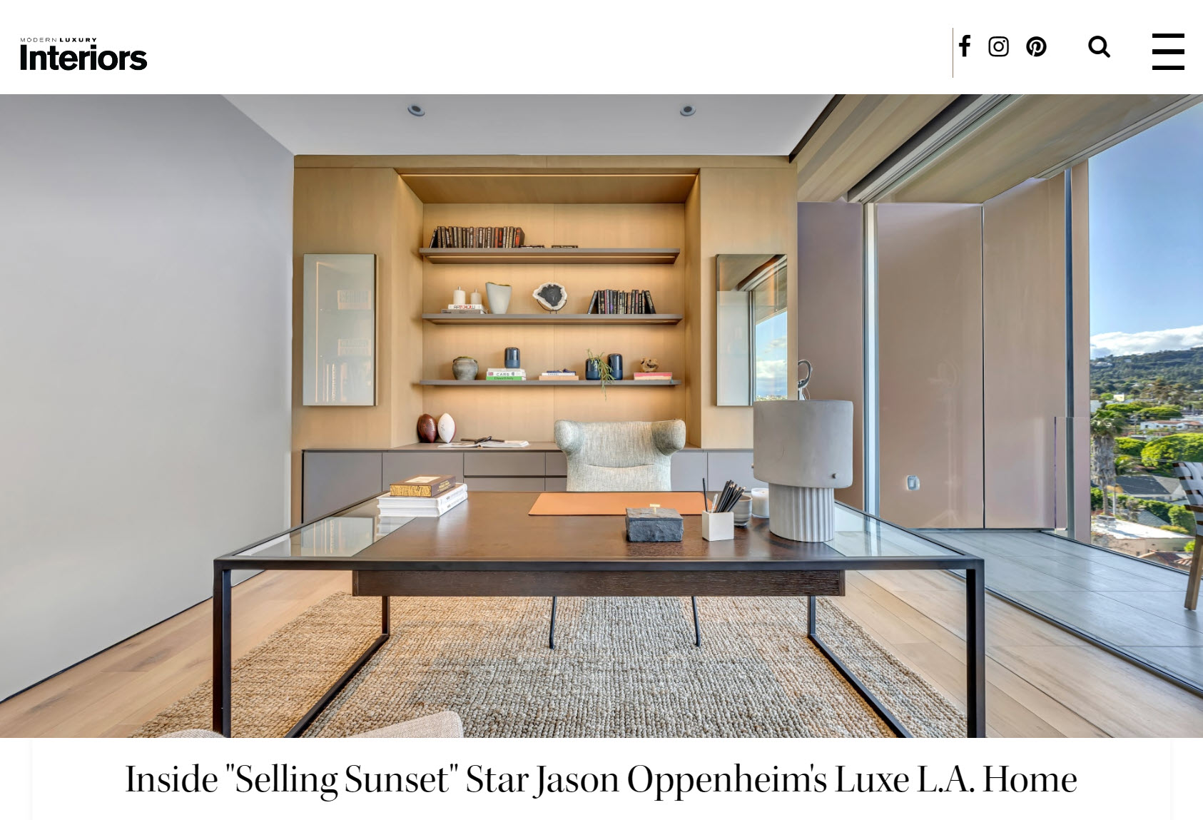 Modern Luxury Features Jason Oppenheim Renovation