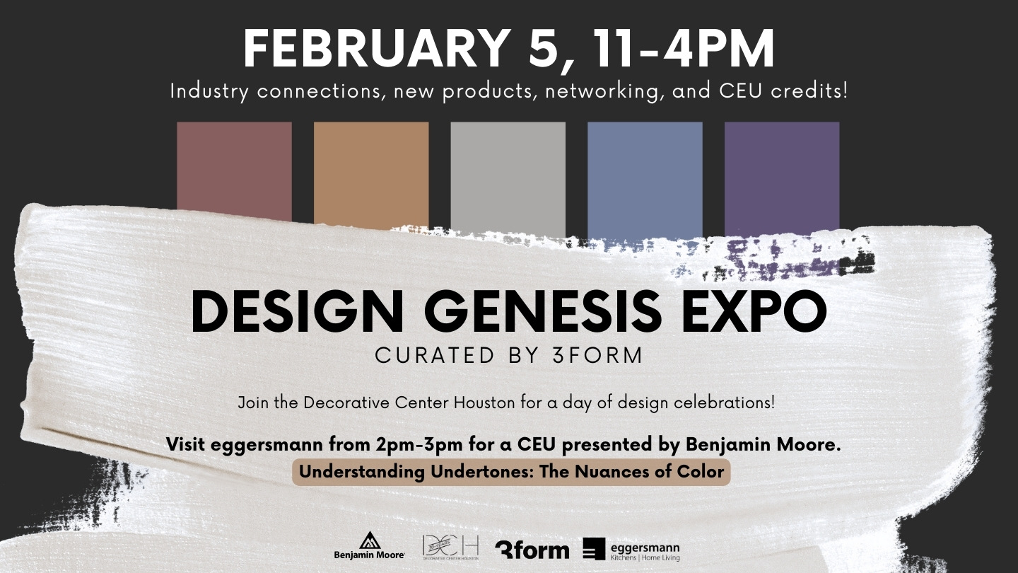 EVENT: HOUSTON - Design Genesis Expo & Benjamin Moore CEU